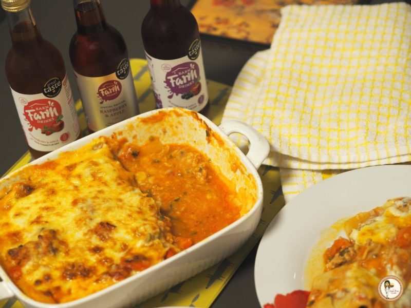 Pork Lasagne Featuring Barn Farm Drinks - The Gluten Free Greek